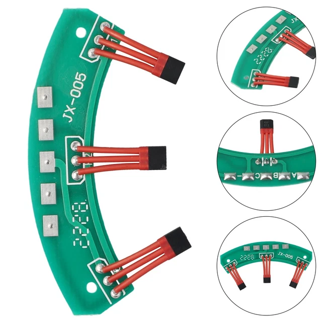 E Board Motor Electric Bike Hall Sensor PCB For 3 Wheel Motor Sine Wave ...