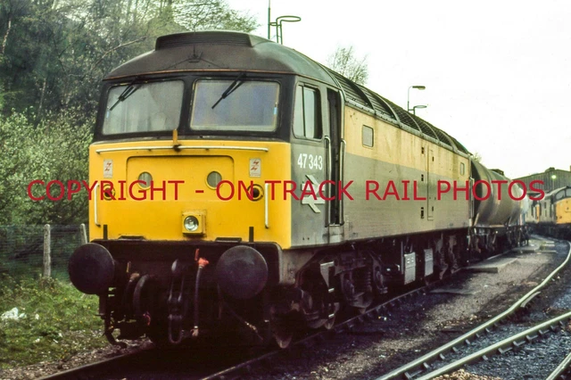 UK RAILWAY PHOTOGRAPH Of Class 47 47343. Rm47-918 £1.70 - PicClick UK