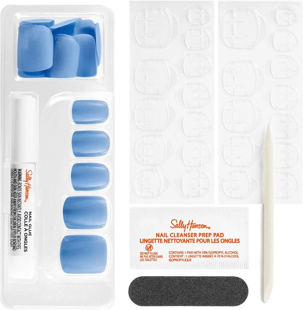 SALON EFFECTS® PERFECT Manicure Press on Nails - Sugar Fix Square, 1.86 ...