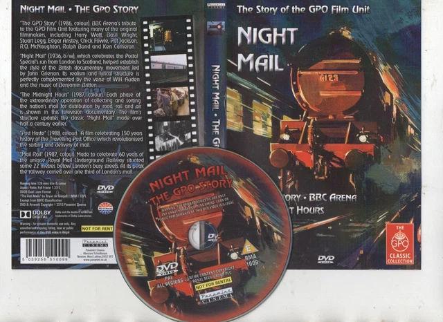 NIGHT MAIL - The GPO Story~ *5 Films including BBC Arena TV - The GPO ...