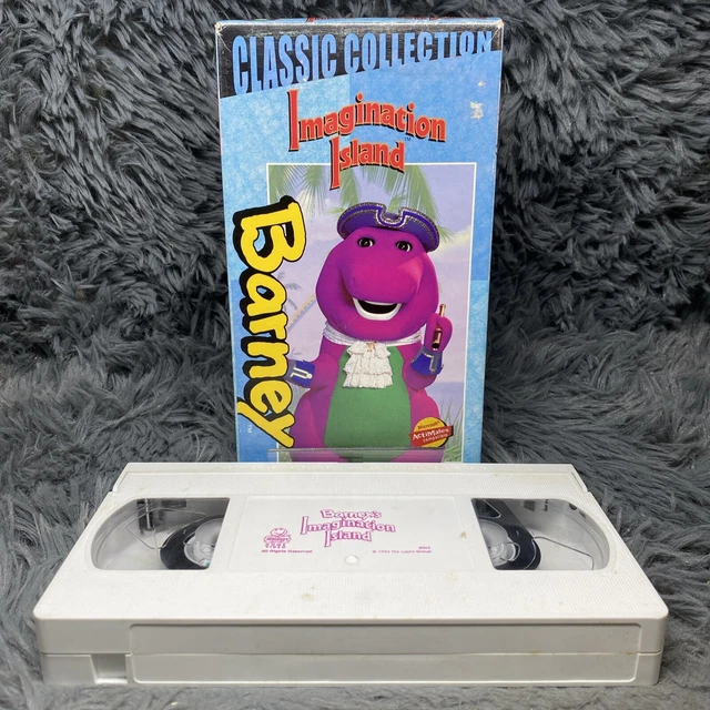 BARNEYS IMAGINATION ISLAND Classic Collection VHS Tape 1999 Barney Home ...
