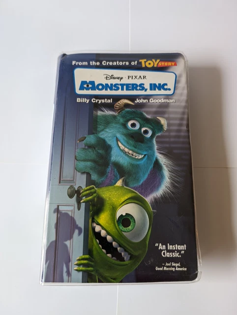 DISNEY PIXAR MONSTERS, Inc. Animated with VHS Bonus Features. VHS Tape ...