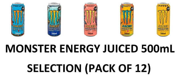MONSTER ENERGY JUICED Drinks 500mL Cans Different Flavors Range (PACK ...