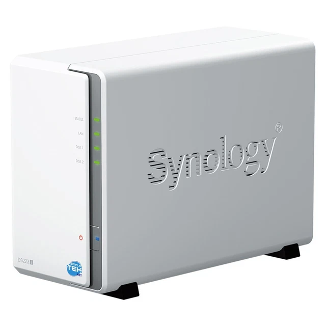 SYNOLOGY DS223J NAS 2-bay Double HDD 1,5tb (2x750gb) SATA Etherne ...