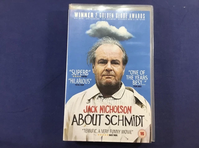 ABOUT SCHMIDT VHS Jack Nicholson £7.32 - PicClick UK