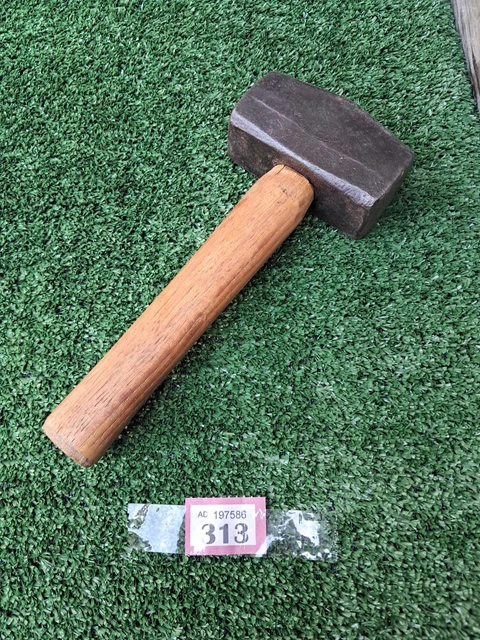 VINTAGE BRADES LUMP 1706 4 LB Lump Hammer. Made In England Old Tool ...