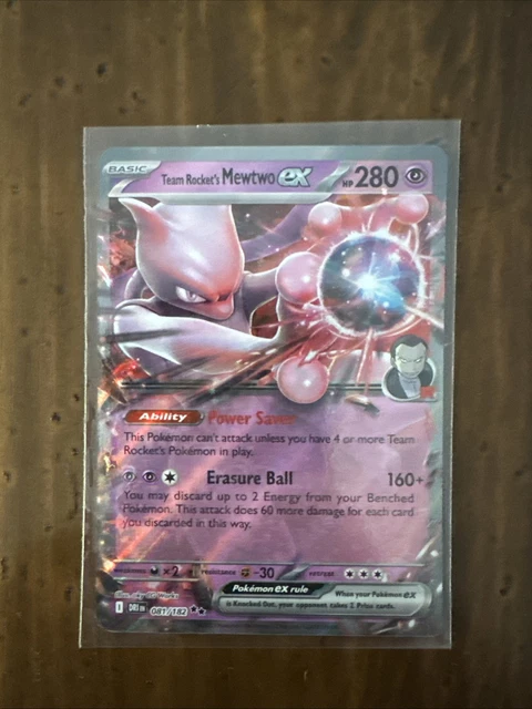 TEAM ROCKET'S MEWTWO ex 081/182 Sv10: Destined Rivals Holo $15.53 ...