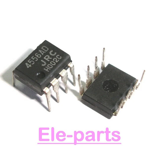 5 PCS NJM4556AD DIP-8 NJM4556 4556AD Dual High Current Operational ...