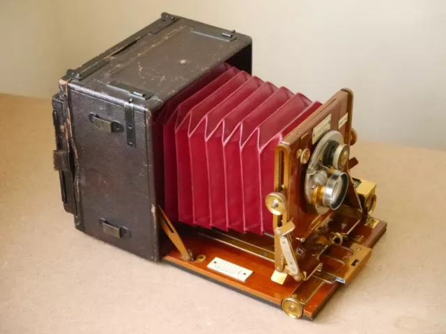 SANDERSON REGULAR MODEL 4x5 Camera with Beck Isostigmar 6 Inch Lens ...