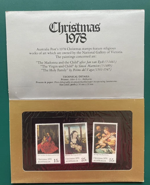 AUSTRALIA STAMP SET - Christmas 1978 - 3 Stamps $1.50 - PicClick AU