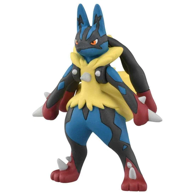 FIGURINE POKEMON MONCLE EX Mega Lucario - Takara Tomy MS-52 2 ...