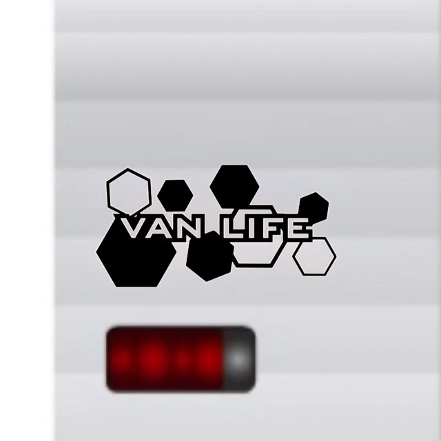 VAN LIFE HONEYCOMB Hexagon Motorhome Camper Van Caravan/Stickers/Decal ...