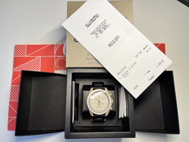 OMEGA SWATCH MOONSWATCH Mission To Jupiter. £275.00 - PicClick UK