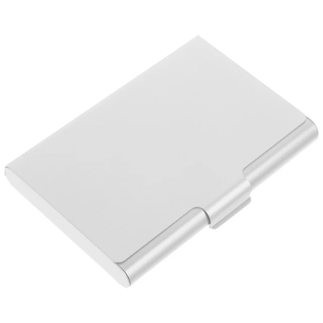 PORTABLE OFFICE CARDS Box Business Card Playing Card Holder Organizer ...