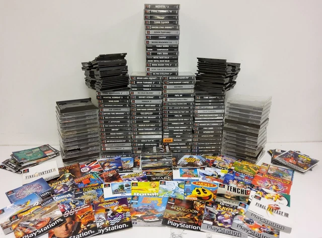 262 X EMPTY PS1 Cases & Artwork JobLot - Dino Crisis Crash Metal Gear ...