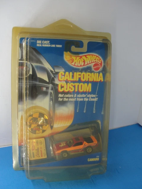 RARE MATTEL HOT Wheels Cal California Customs Rouge' 80's Camaro W ...