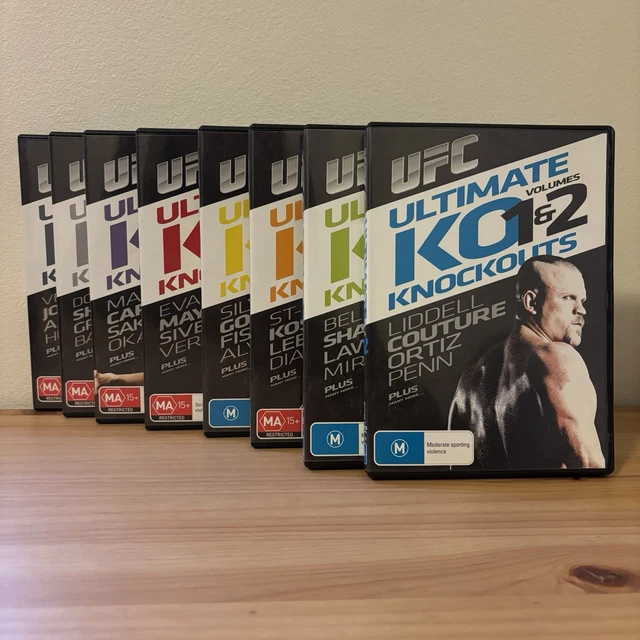 UFC ULTIMATE KNOCKOUTS Fighting Championship 2006 Full DVD Disc Set 1-9 ...