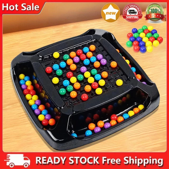 RAINBOW BALL ELIMINATION Board Game Colorful Chess Board Game for Boys ...