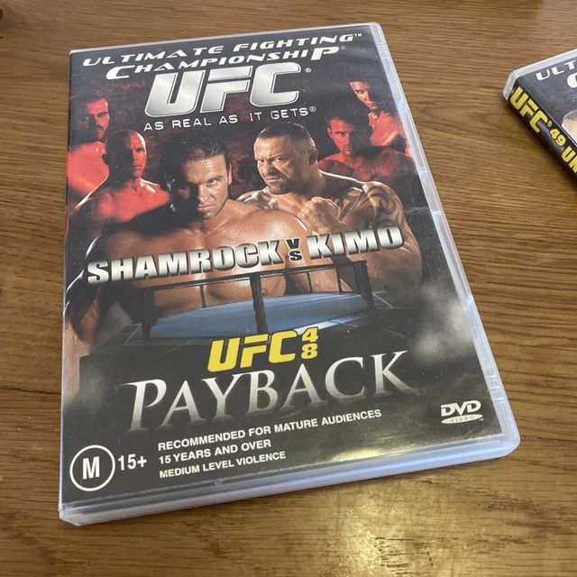 UFC 48 & 49 Ultimate Fighting Championship DVD’s Australian Releases ...
