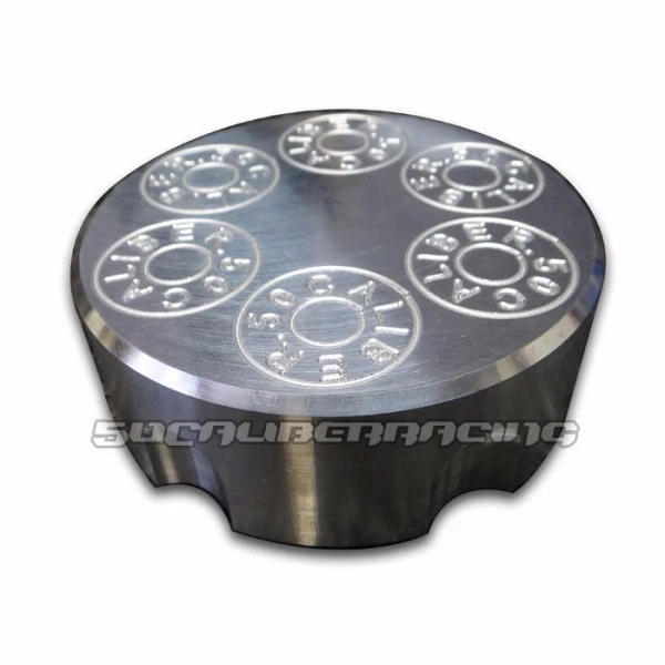 CNC BILLET ALUMINUM Gas Cap 50 Caliber Racing Six Gun Raw Arctic Cat ...
