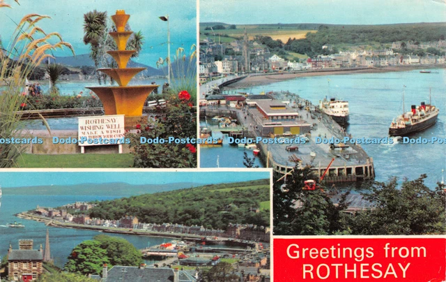 R239421 GREETINGS FROM Rothesay Wishing Well The Pier The Bay E T W Dennis Denni $16.69 ...