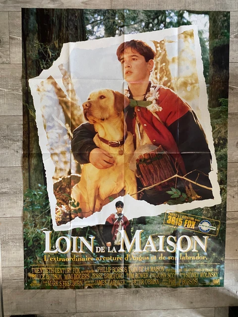 ANCIENNE AFFICHE DE Cinéma 1995 Loin de la Maison Angus et Labrador 157x115 EUR 15,00 - PicClick FR