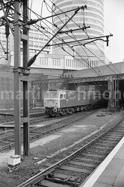 BIRMINGHAM NEW STREET Class 47 47500 21.4.84 John Vaughan Negative ...