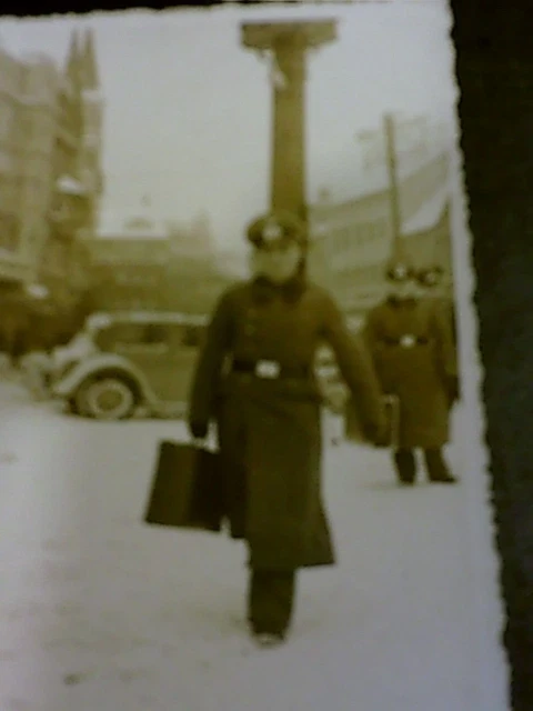 GERMAN WW2: MILITARY photo: OFFICER in SNOW. EUR 7,20 - PicClick FR