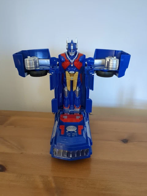 TRANSFORMER OPTIMUS PRIME moving robot bump and move £8.52 - PicClick UK