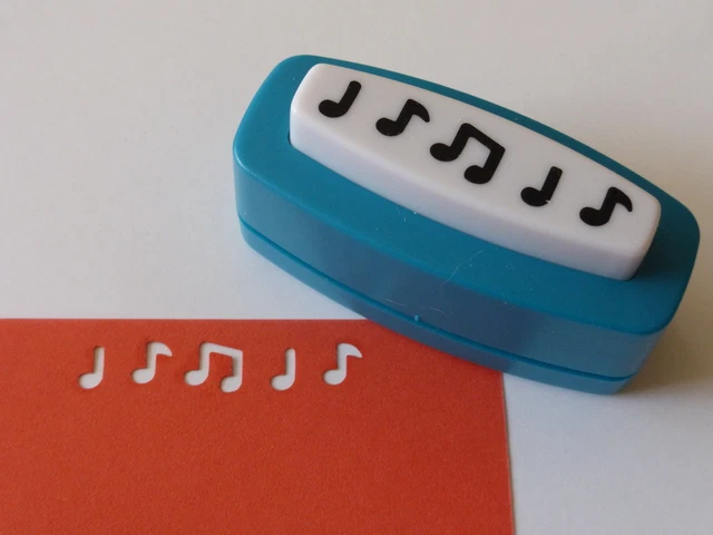 MOTIVLOCHER STANZER NOTEN Motivstanzer ca.44 mm Basteln Kartengestaltung EUR 4,49 - PicClick DE