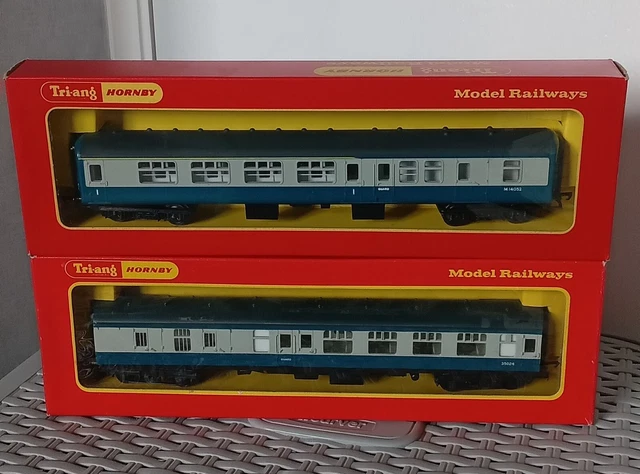 TRI-ANG HORNBY R723/R728 Intercity Brake 1St & 2Nd Coachs : Boxed £50. ...