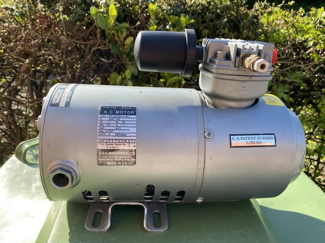 GAST AIR COMPRESSOR 1HAE-10-P16Y With GEC 220-240v single phase motor £ ...