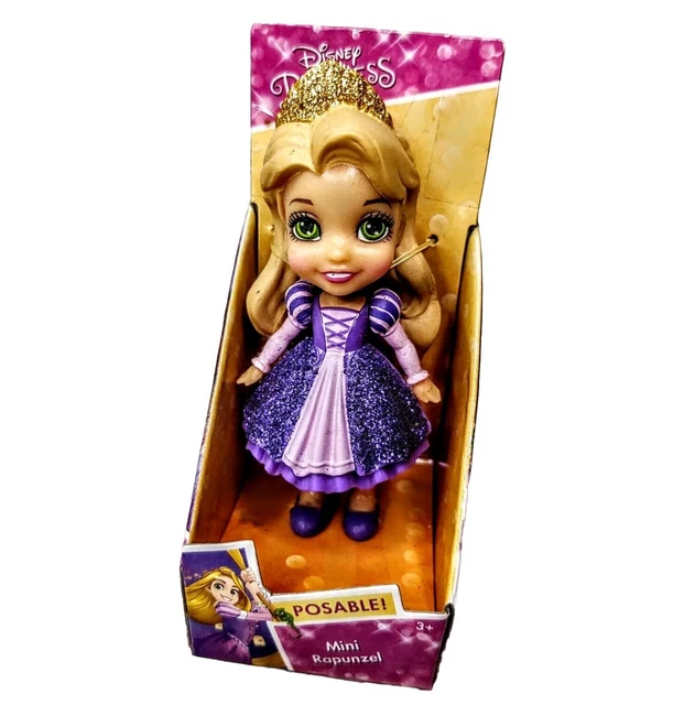 DISNEY PRINCESS TANGLED Mini Rapunzel Toddler Doll Figure Figurine Cake ...
