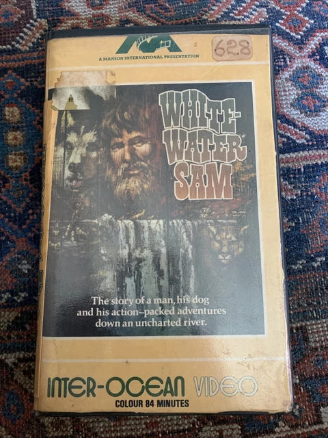 WHITE WATER SAM Inter Ocean Video VHS Cassette Tape Original Rare ...