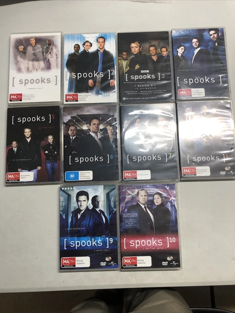SPOOKS DVD COMPLETE Set - Seasons 1-10 - BBC TV Series VGC Free ...
