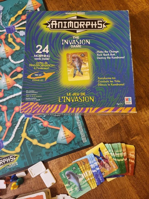 VTG ANIMORPHS THE Invasion Board Game 1998 Milton Bradley Scholastic ...