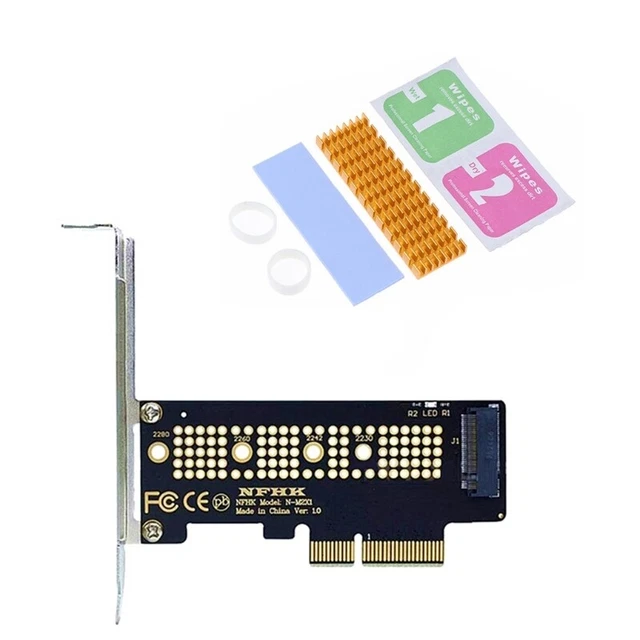 SUPPORTS DIFFERENT SIZES M. 2 NVME SSD to PCIE Adapters for Flexibility ...
