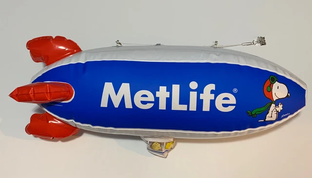 METLIFE SNOOPY WOODSTOCK gonflable Blimp Peanuts gang Schulz 23 ...