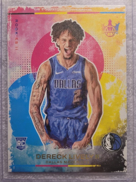 DEREK LIVELY II Rookies II Holo Foil Court Kings #127 Dallas Mavericks ...