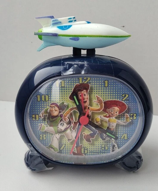 TOY STORY DISNEY Pixar Clock Made in Netherlands, Alarm Clock Battery ...