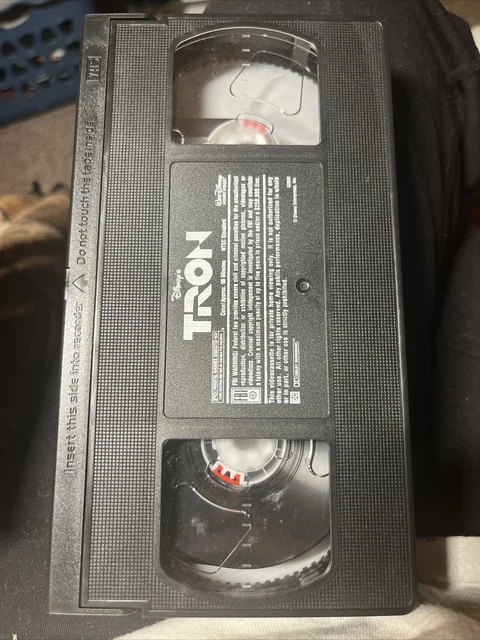 TRON VHS TAPE Original Walt Disney Home Video 1982 Jeff Bridges Sci-Fi ...