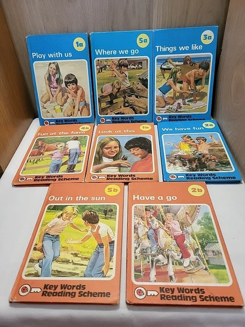 VINTAGE LADYBIRD KEY Words Reading Scheme Book Bundle £15.99 - PicClick UK