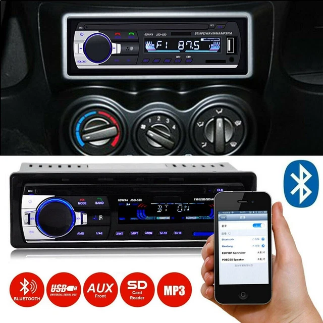 BLUETOOTH CAR RADIO Stereo Head Unit Player In-dash MP3 /USB/SD/FM ...