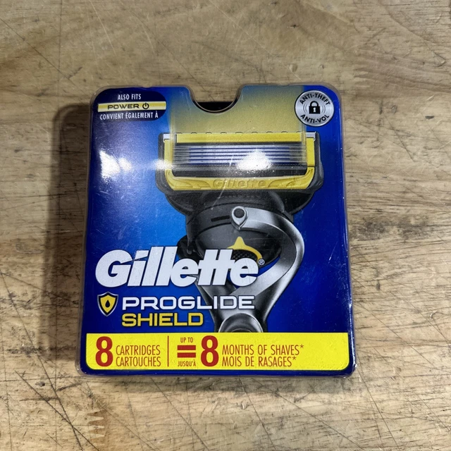 GILLETTE PROGLIDE SHIELD Men's Razor Blade Refills 8 Count $19.99 ...
