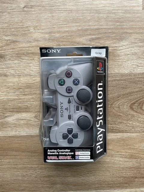 SONY PLAYSTATION 1 Dualshock Analog Controller Grey Boxed £45.95 ...