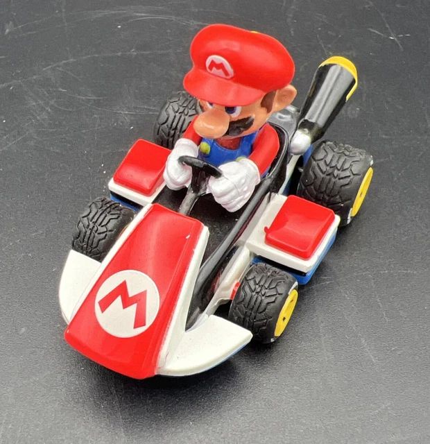 SUPER MARIO BROS Kart Pull Speed Toy Car Mario Nintendo Red Blue $5.80 ...