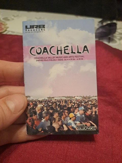 DAFT PUNK COACHELLA Mini Line Up Booklet Alive 06 Depeche Mode Tool ...