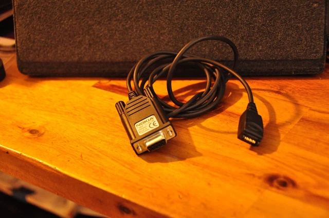 RETRO NOKIA DLR-3P Serial Cable allows phone to computer connect via ...