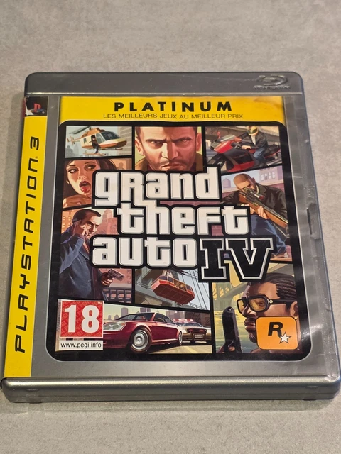 GTA GRAND THEFT Auto Iv 4 Sony Playstation 3 Ps3 Platinum EUR 10,99 ...