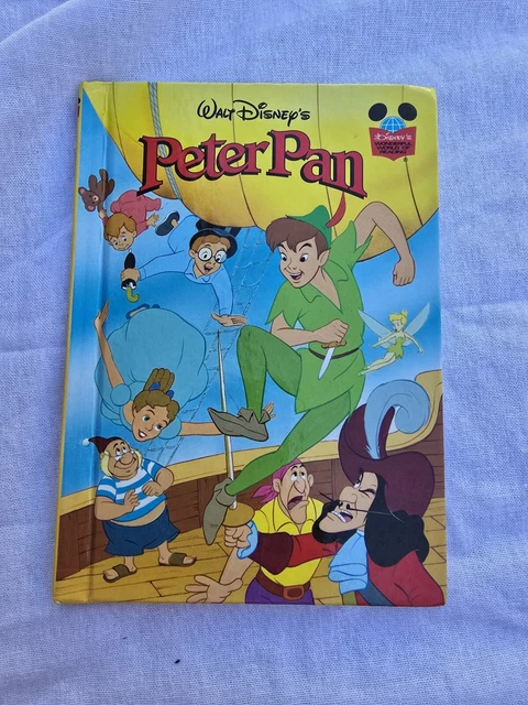 WALT DISNEYS PETER Pan Hard Cover Book 1993 First Edition Collectors ...